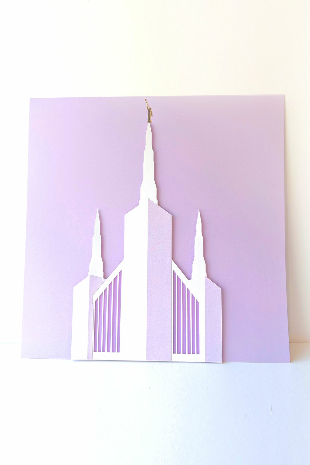 LDS Portland Oregon Temple SVG File