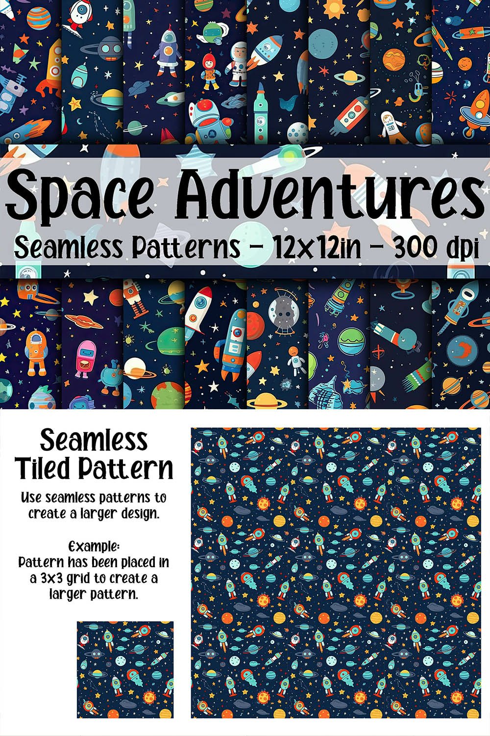 Seamless Digital Paper Patterns
