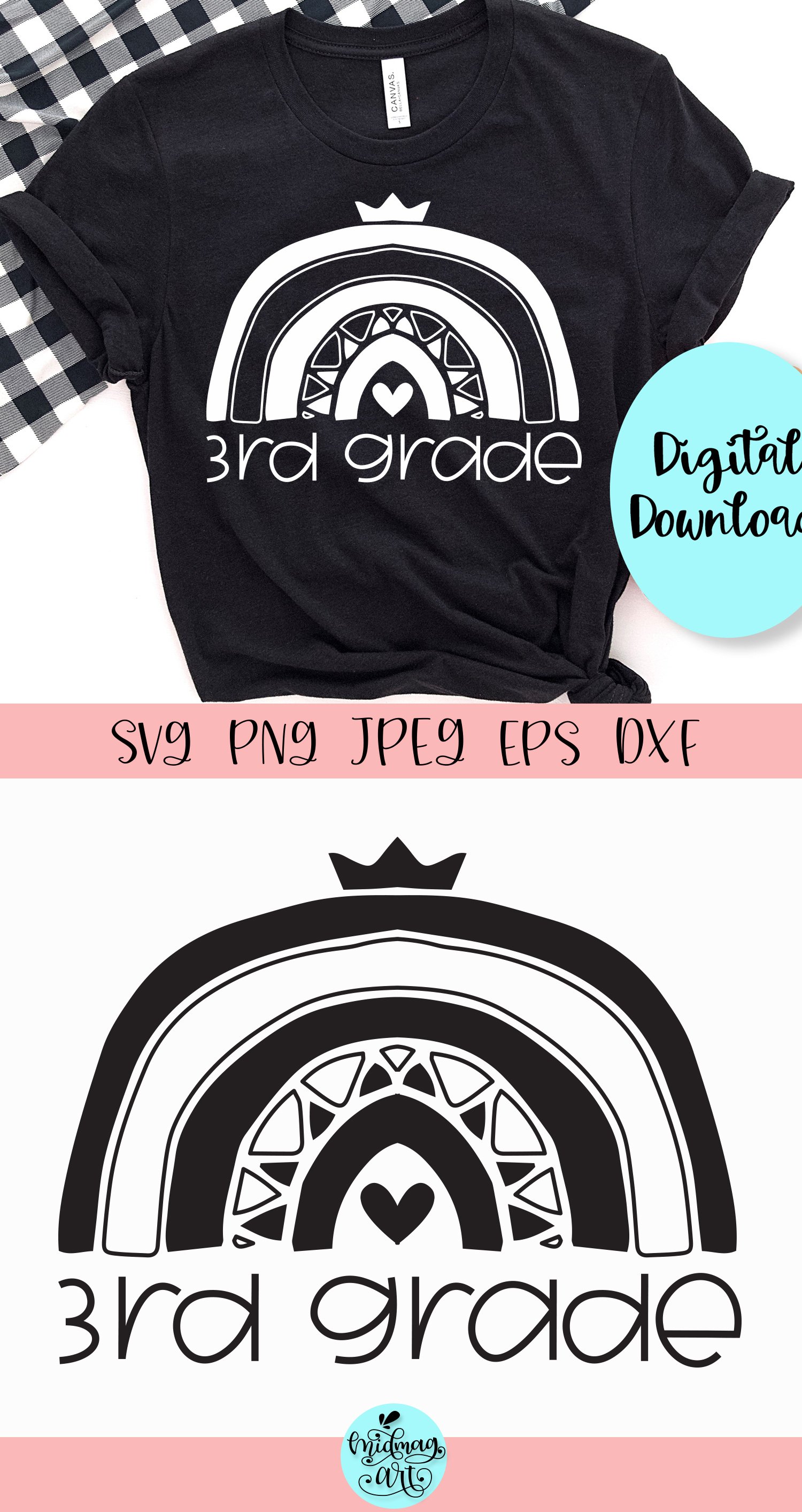 Third grade svg, back to school svg (1507356)