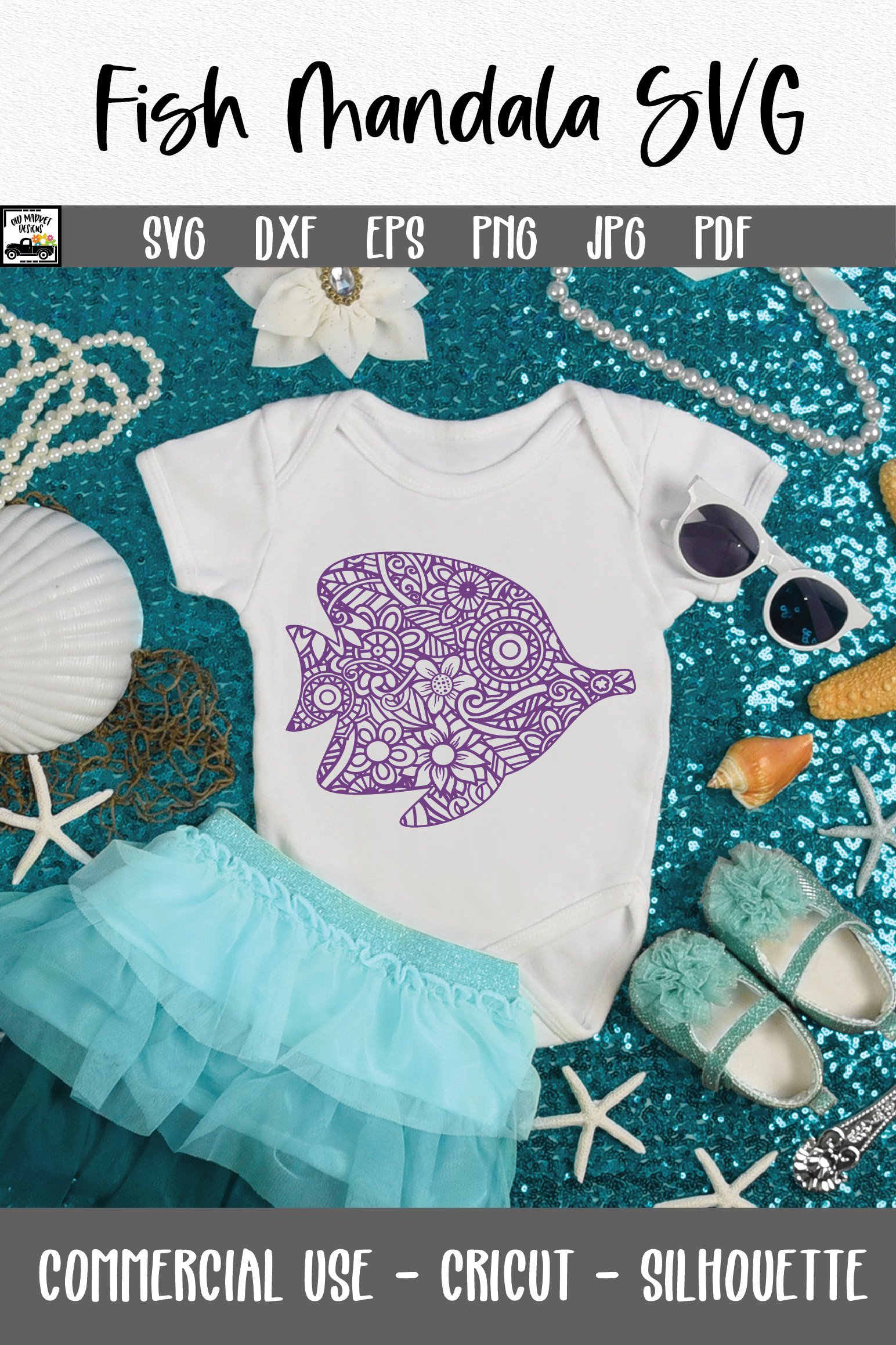 Fish Mandala SVG File