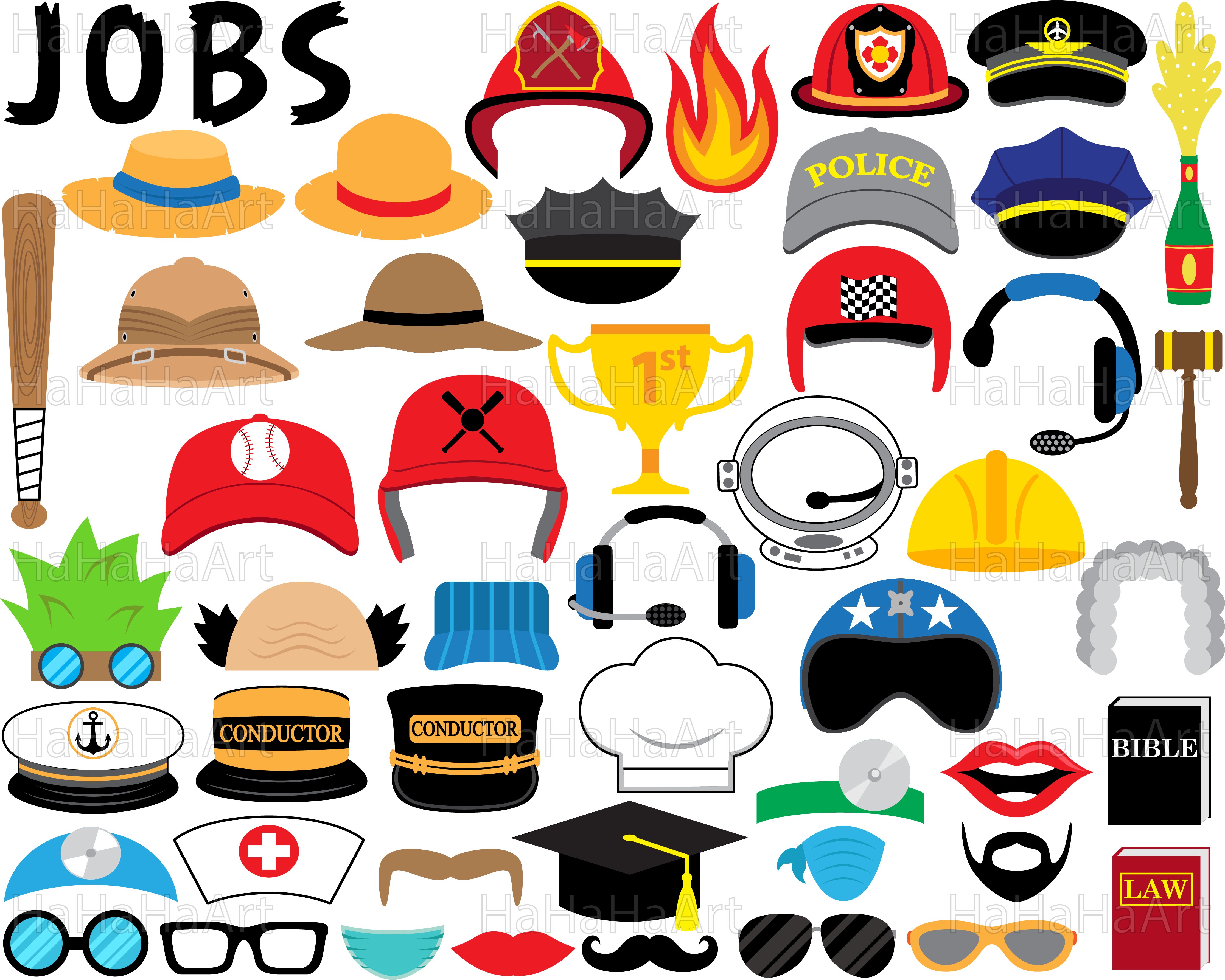 Jobs Silhouettes Designs - Clip art / Cutting (1048099)