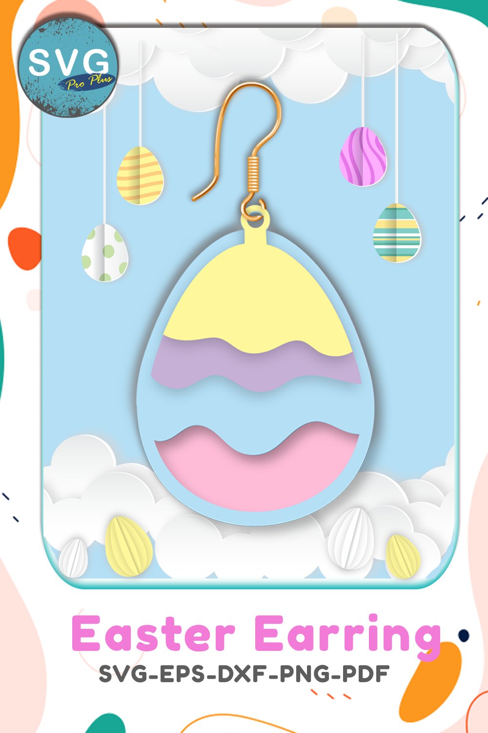 3D Layered Easter SVG, Easter Egg SVG, Easter (2457247)