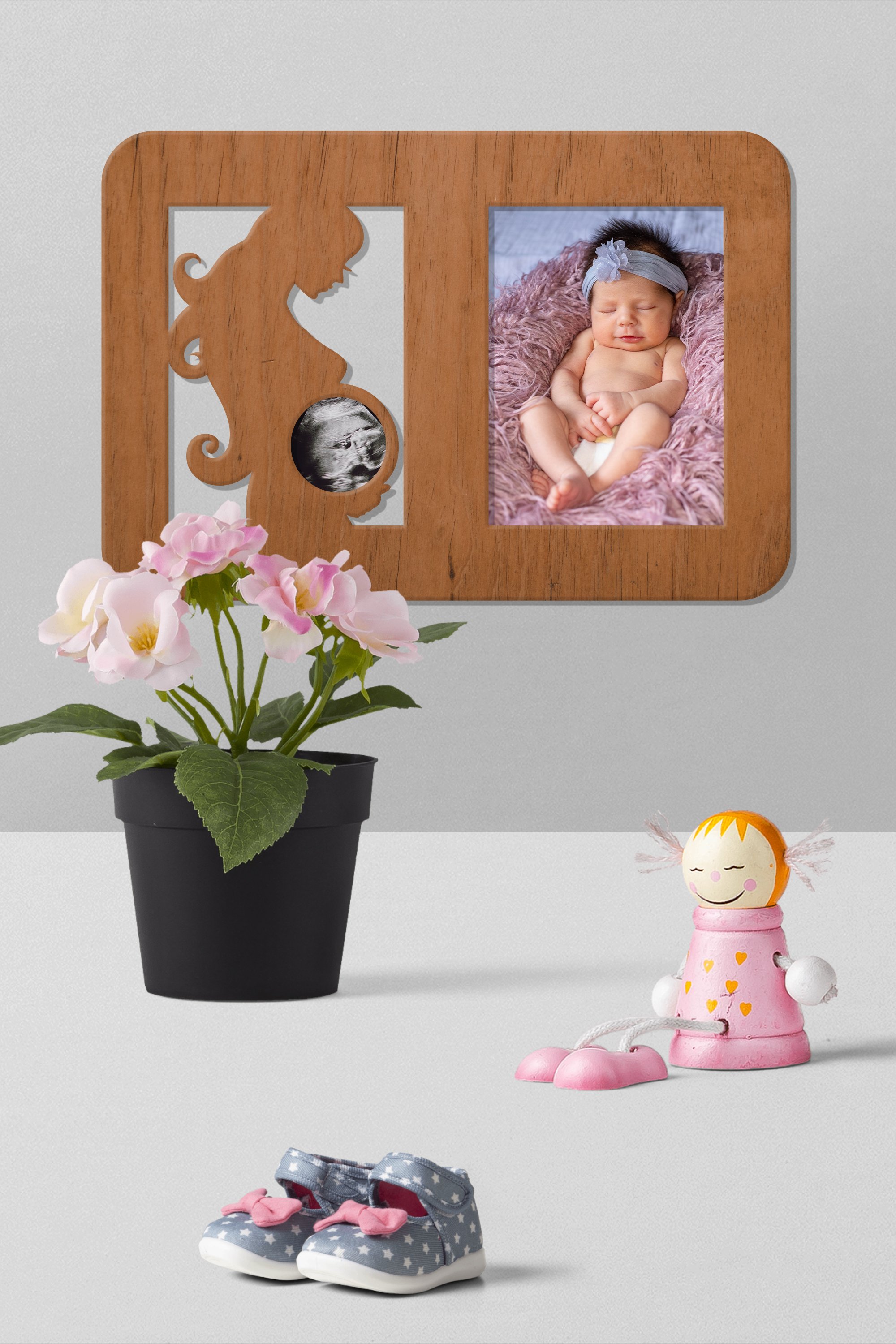 Frame for ultrasound baby photo, Pregnant Women (1359260)