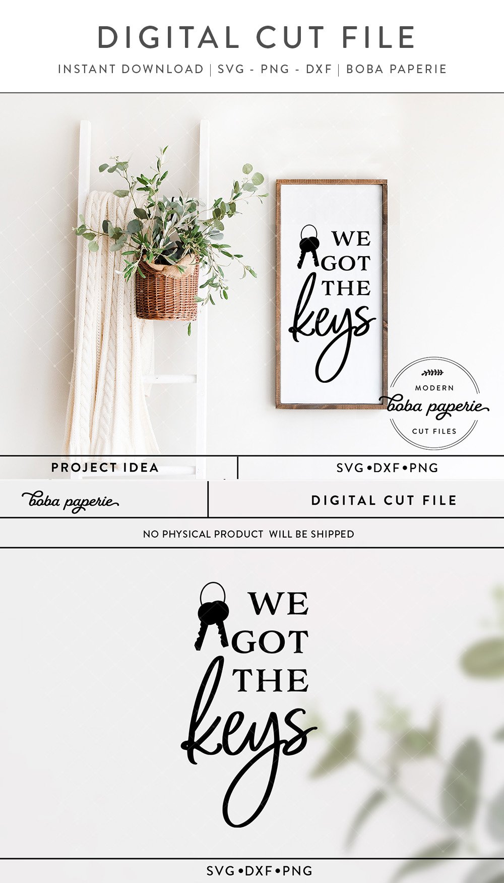 We Got the Keys | Real Estate SVG | New Homeowners sign