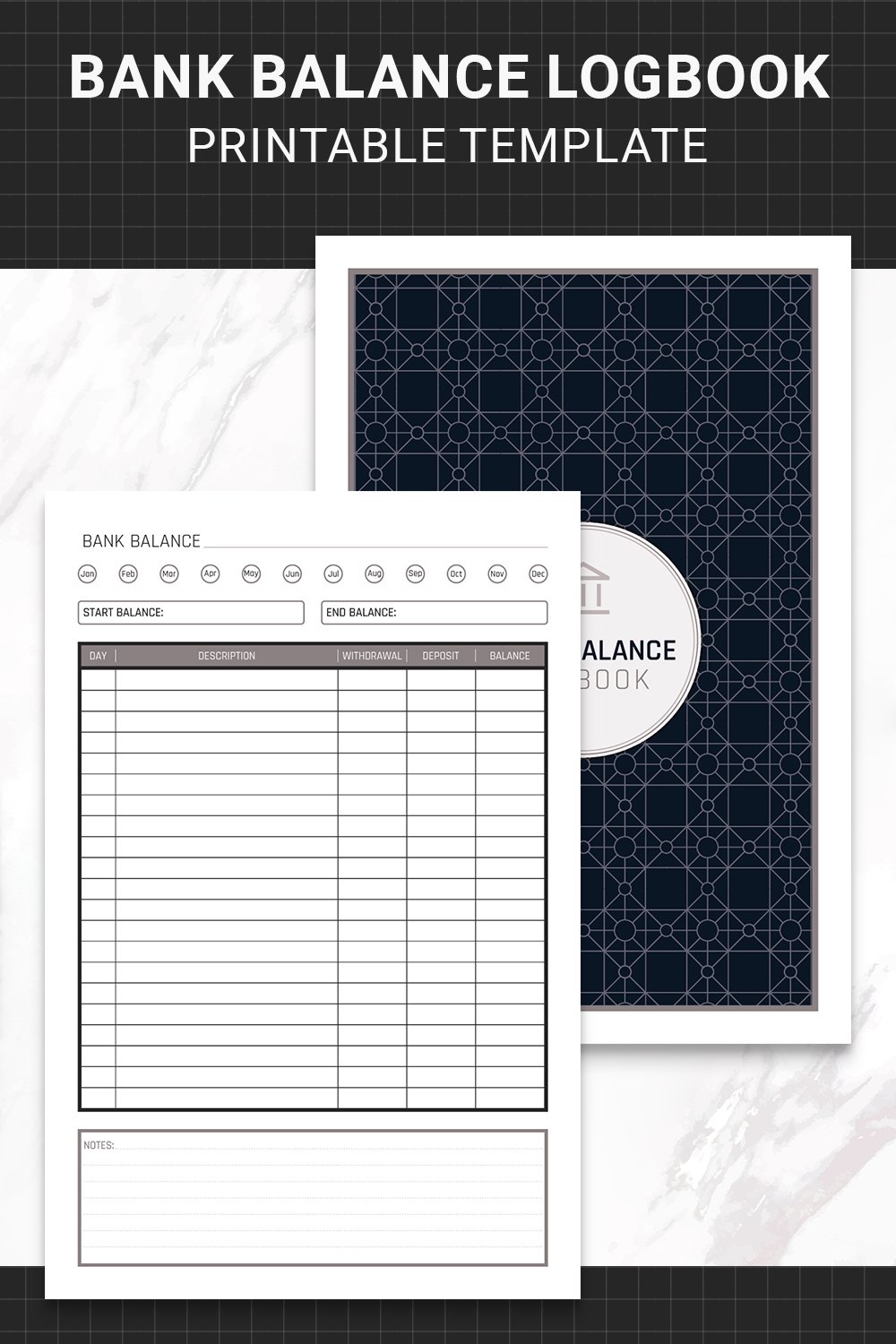 Bank Balance Logbook