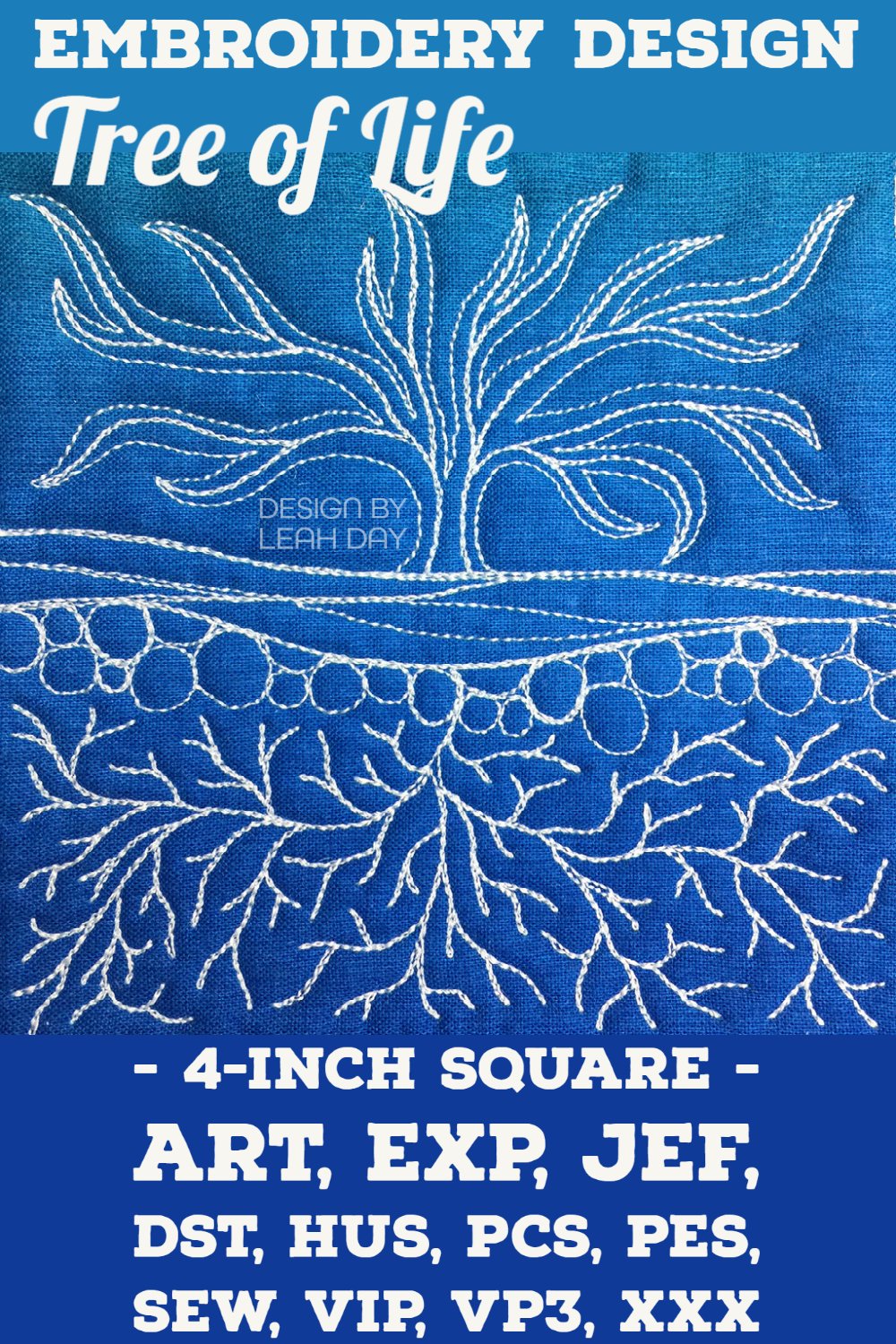 Tree of Life Embroidery Design: ART, JEF, HUS, PSC and more