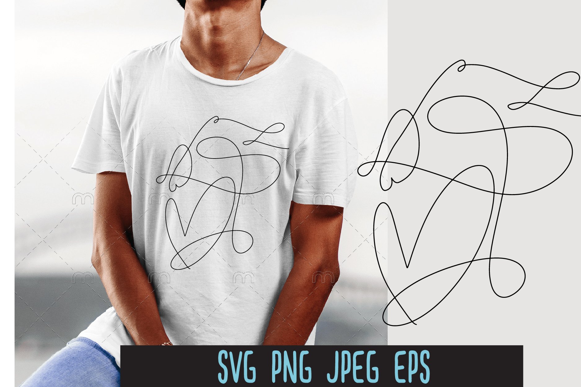 Heart SVG line art (961231)