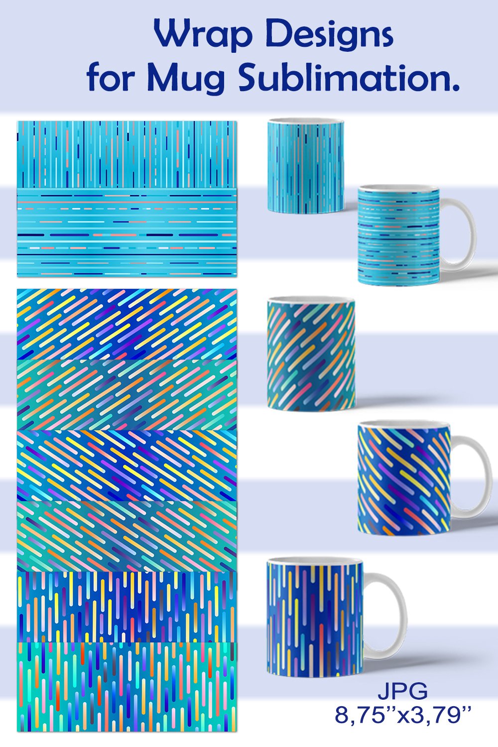 Packaging for a mug. Design. Sublimation.