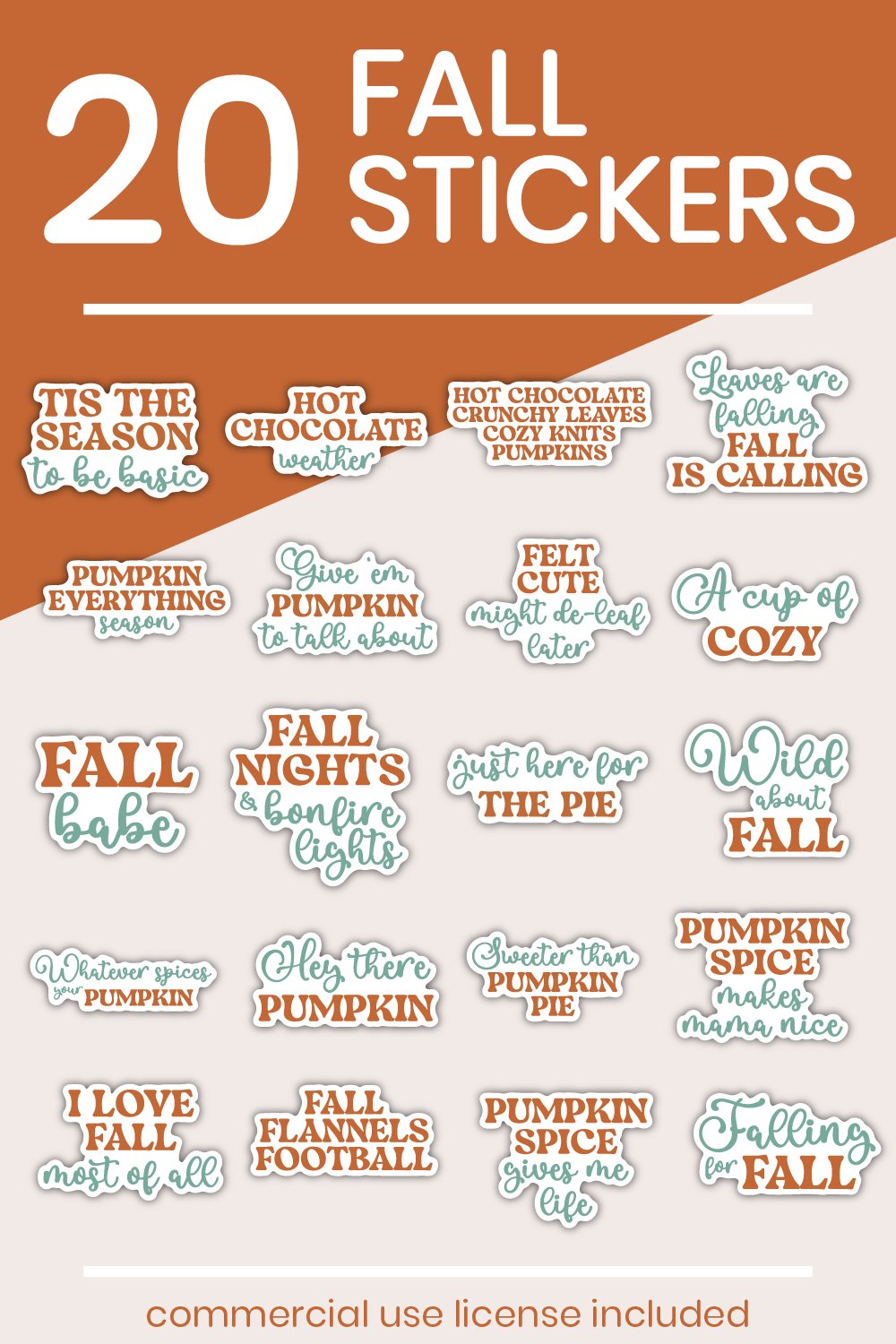 Fall sticker Bundle | Funny Fall Sticker Bundle | Vol 3