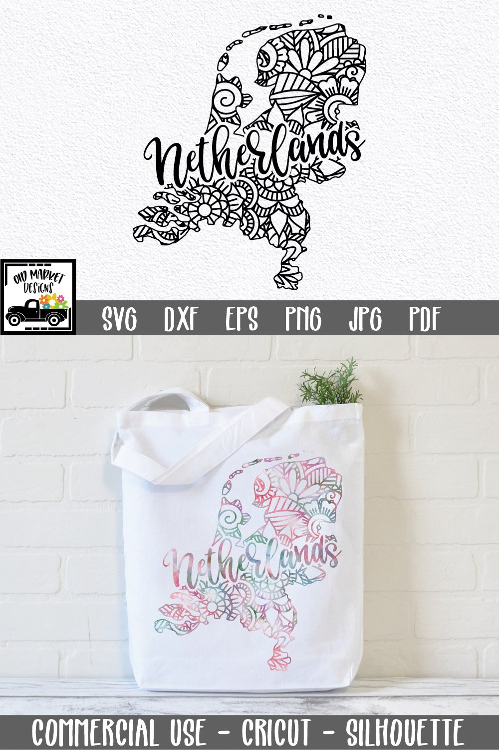 Netherlands SVG File - Netherlands Mandala File