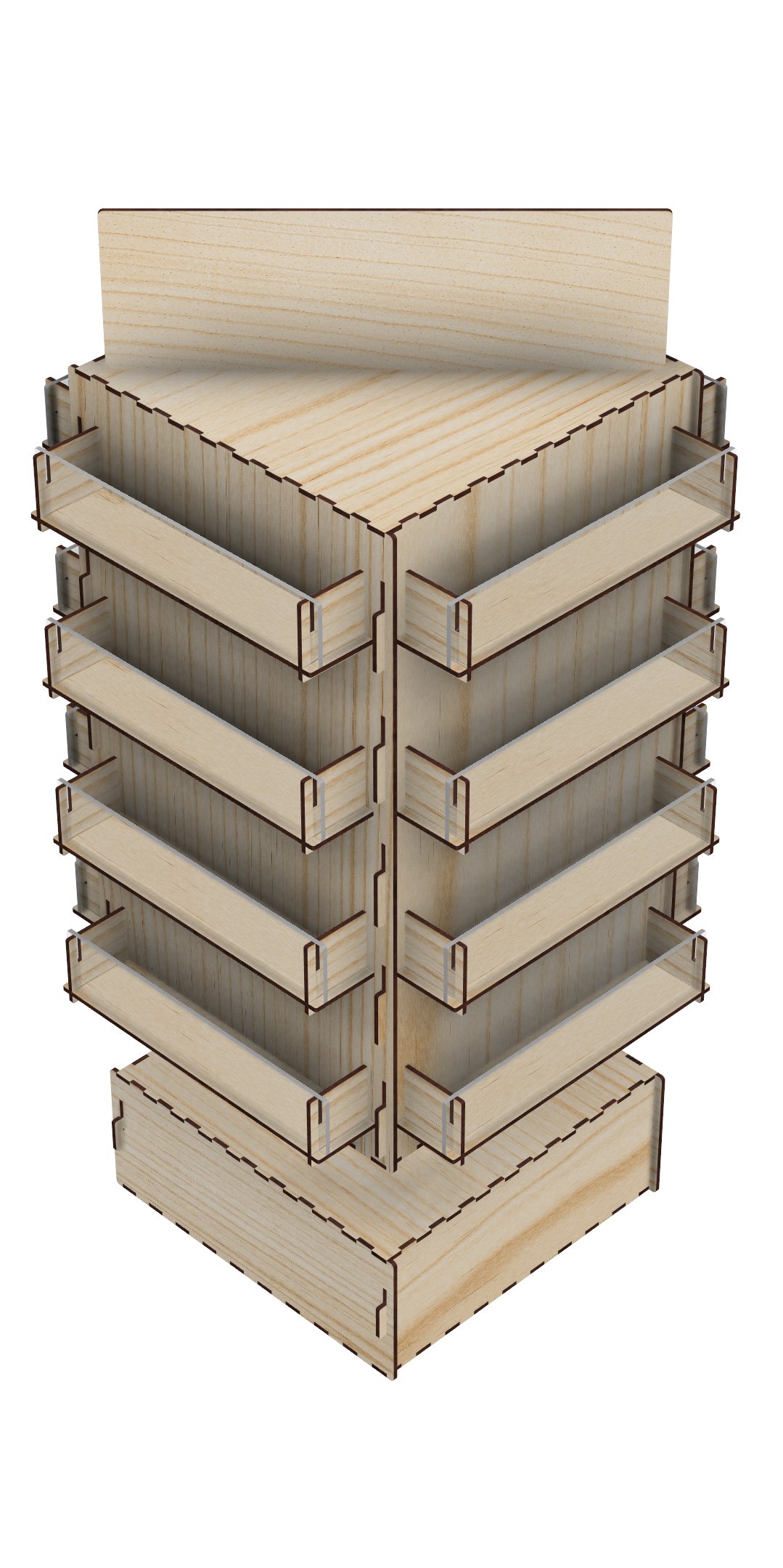 16 Pockets Rotating Retail Display Rack Stand for (2570209)