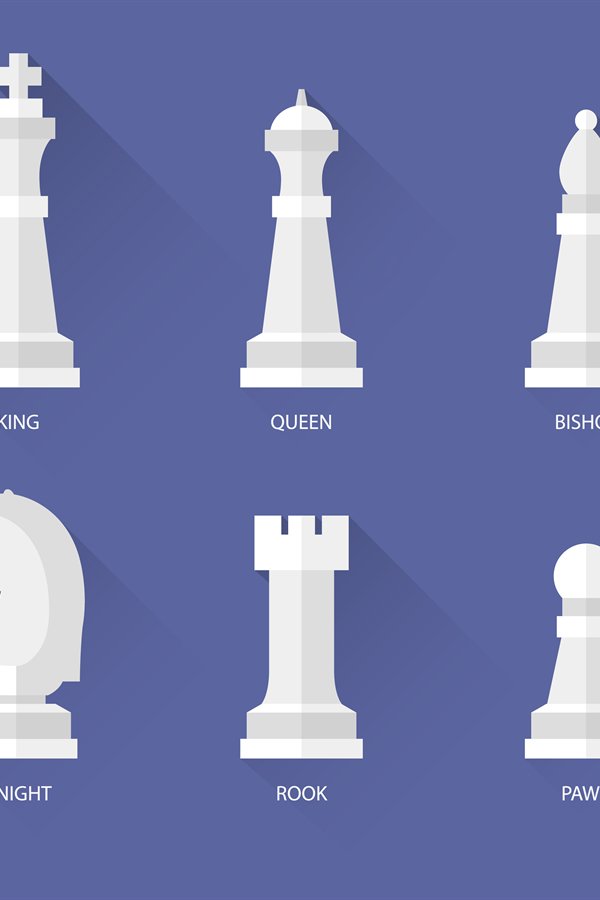 Chess flat icons