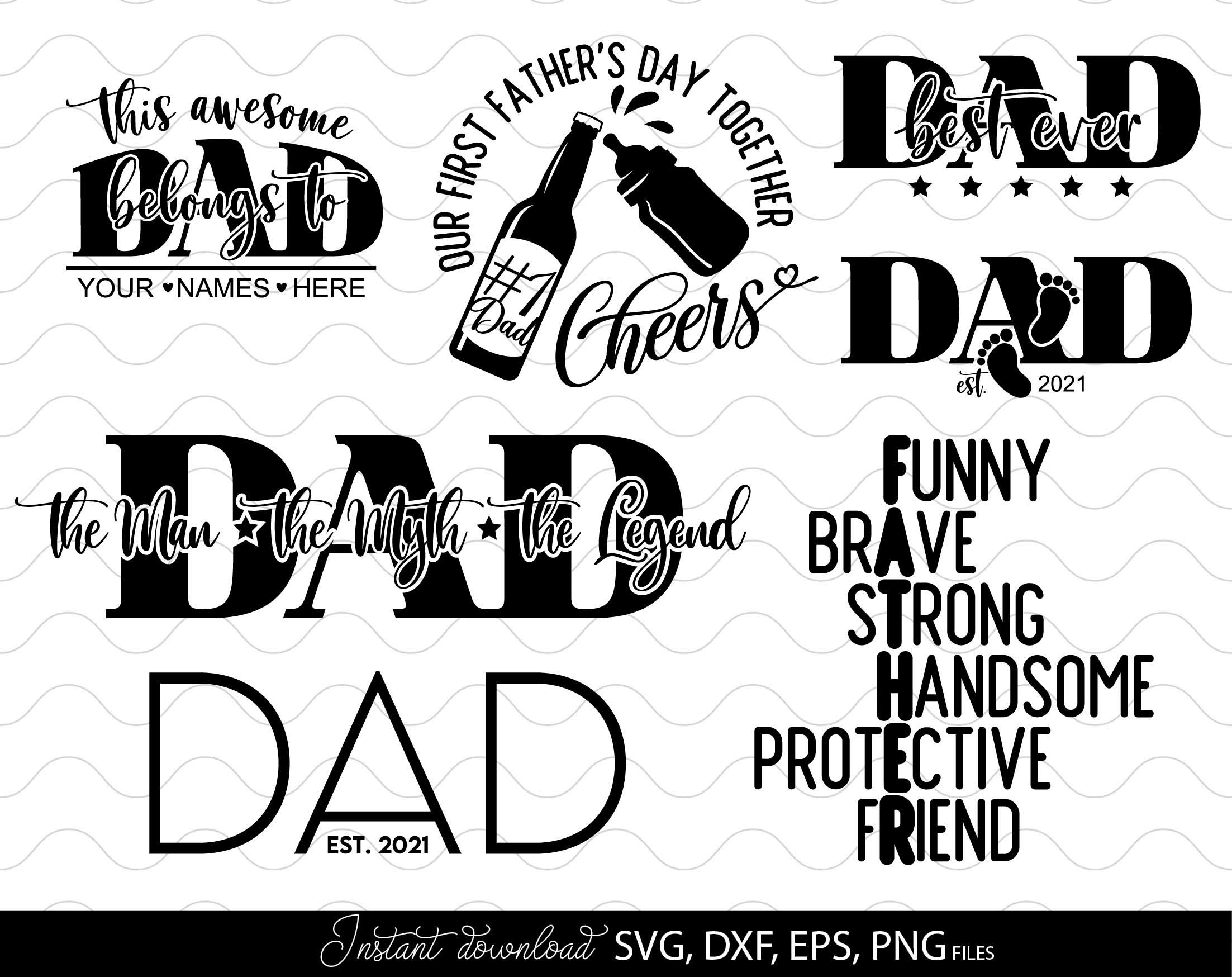 Fathers Day SVG Dad Father Gift For Dad