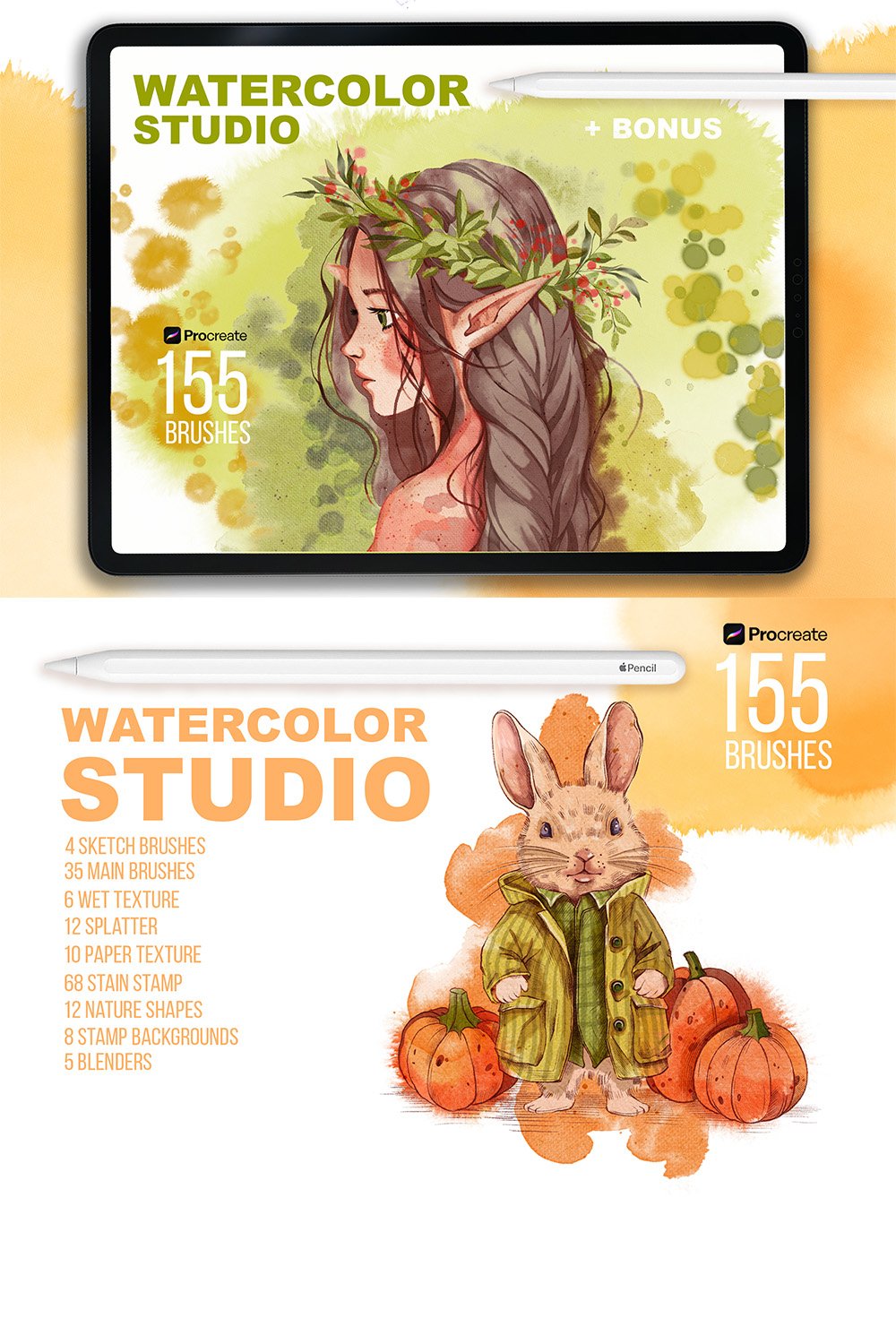 WATERCOLOR STUDIO FOR PROCREATE