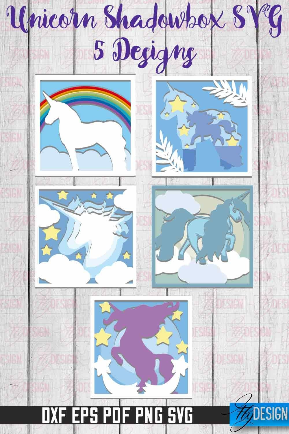 Unicorn Shadow box SVG|Unicorn 3D Shadow Box SVG Papercut
