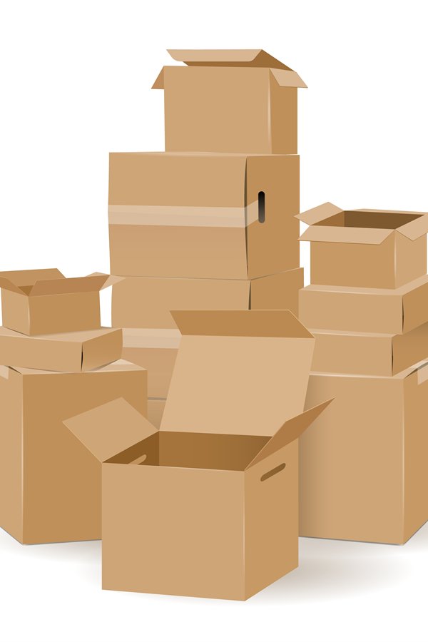 Stack of post paper box set