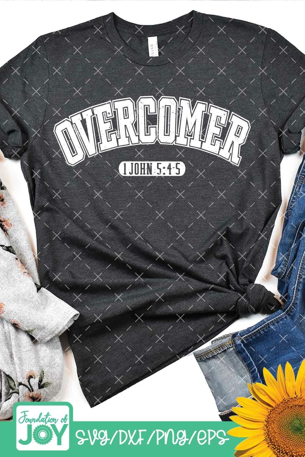 Overcomer svg, Bible Verse png, Religious quote