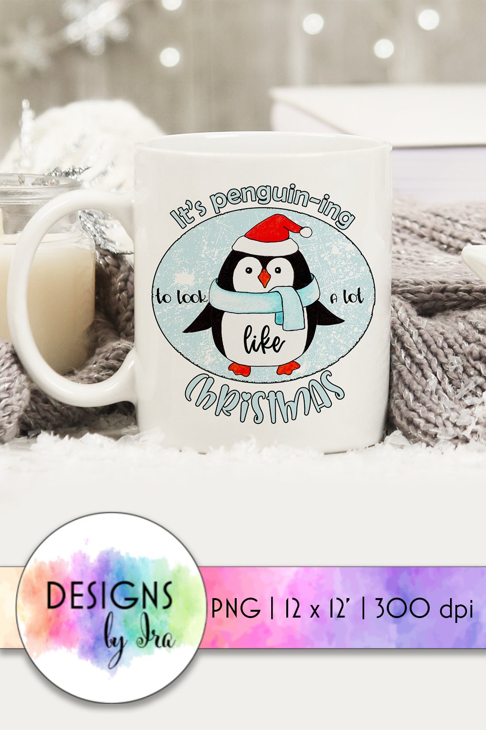 Christmas Penguin Print | Christmas Puns | Funny Quote