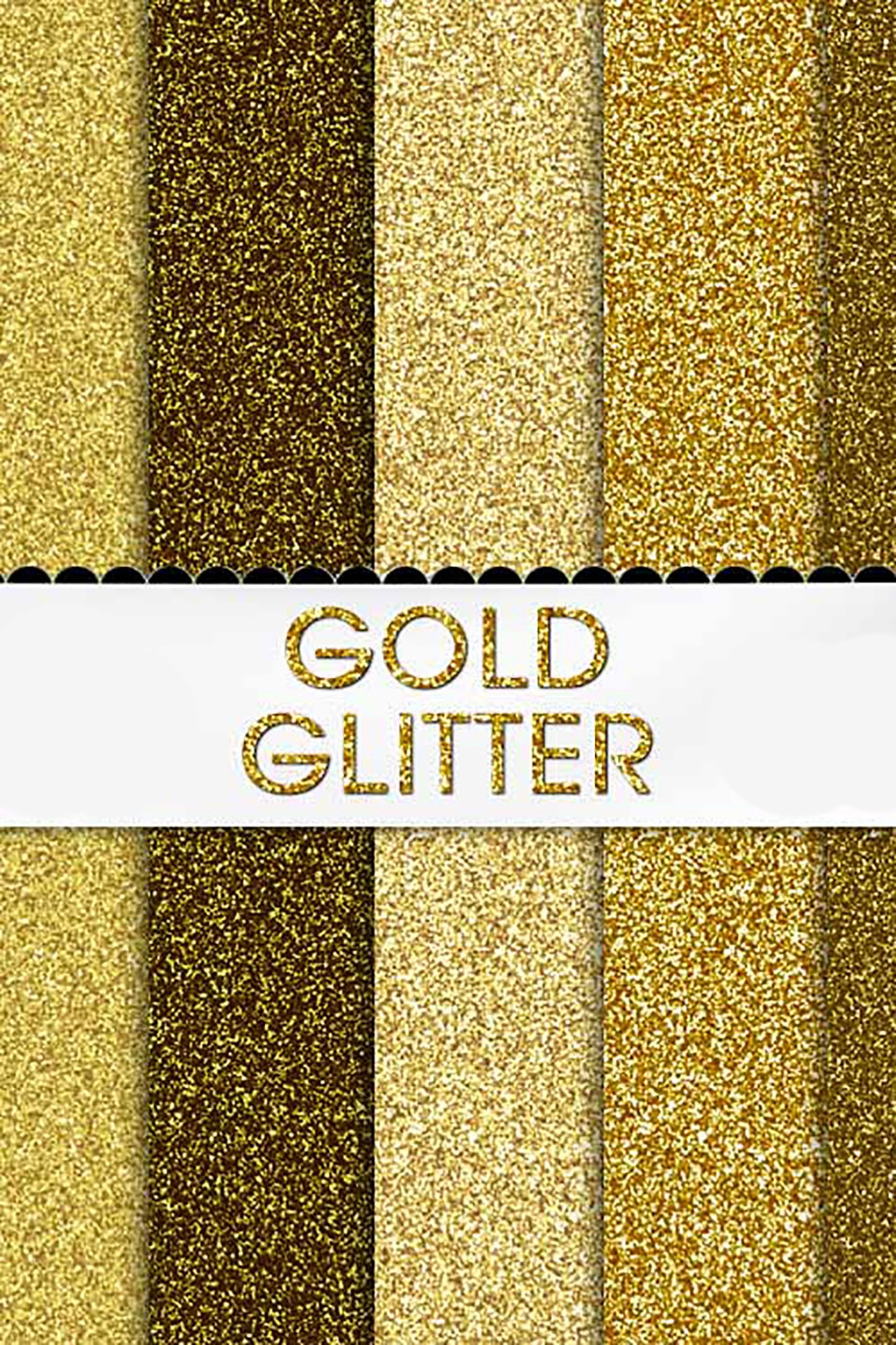 Gold Glitter Digital Papers - 8 Glitter Textures, Paper Pack