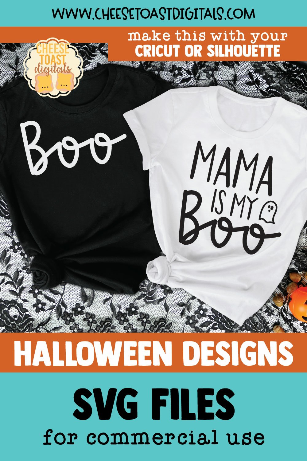 Mommy and Me Matching Halloween SVG - Boo | Mama Is My Boo