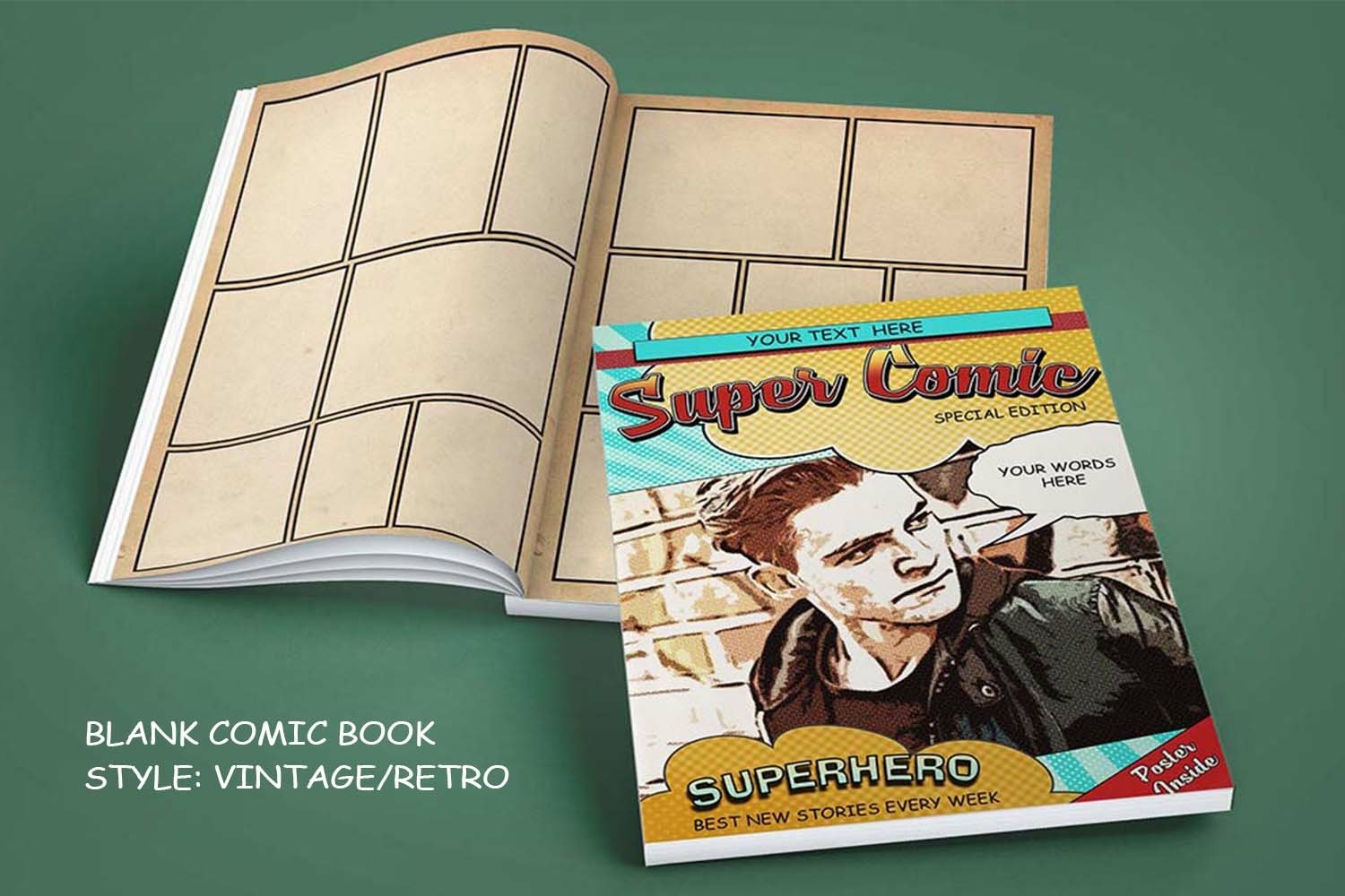 Blank Comic Book Interior Pages & Covers (1339397)