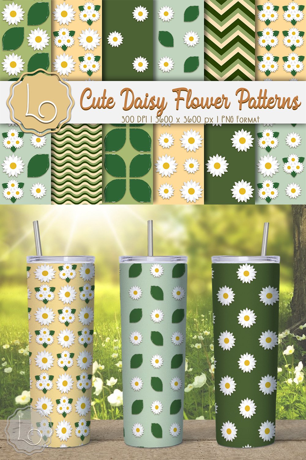 12 Cute Daisy Flower Patterns