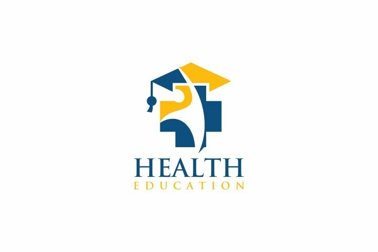 Health Education Logo Design Vector