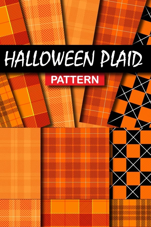 Halloween Plaid Pattern (1493171)