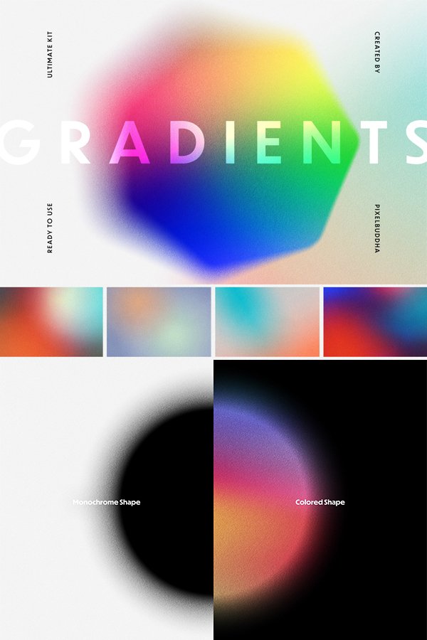 Abstract Gradients & Shapes