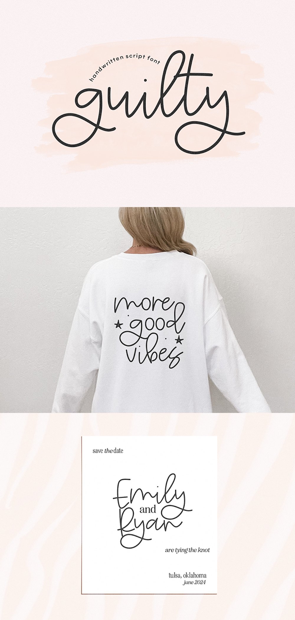 Guilty - A Handwritten Script Font