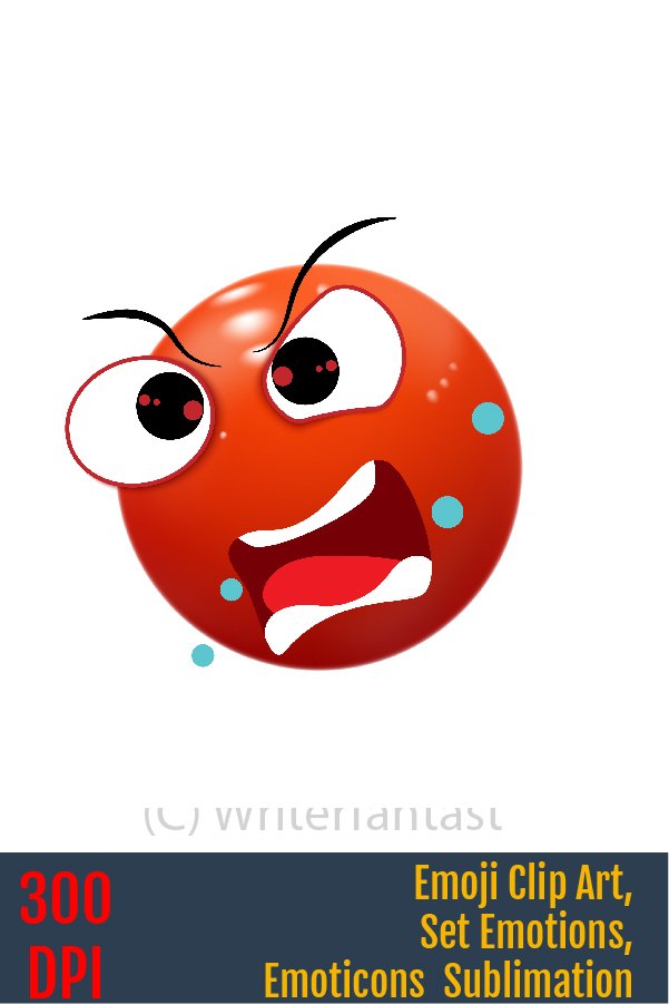 Emoji Clip Art, Set Emotions, Emoticons (1269014)