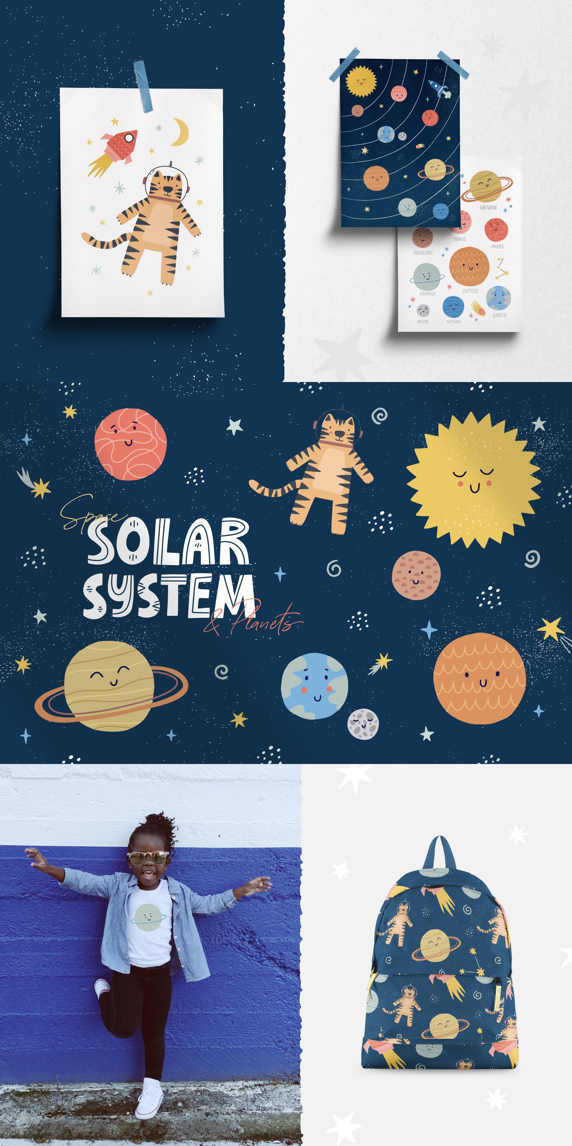 Solar System. Space & Planets set (1592356)