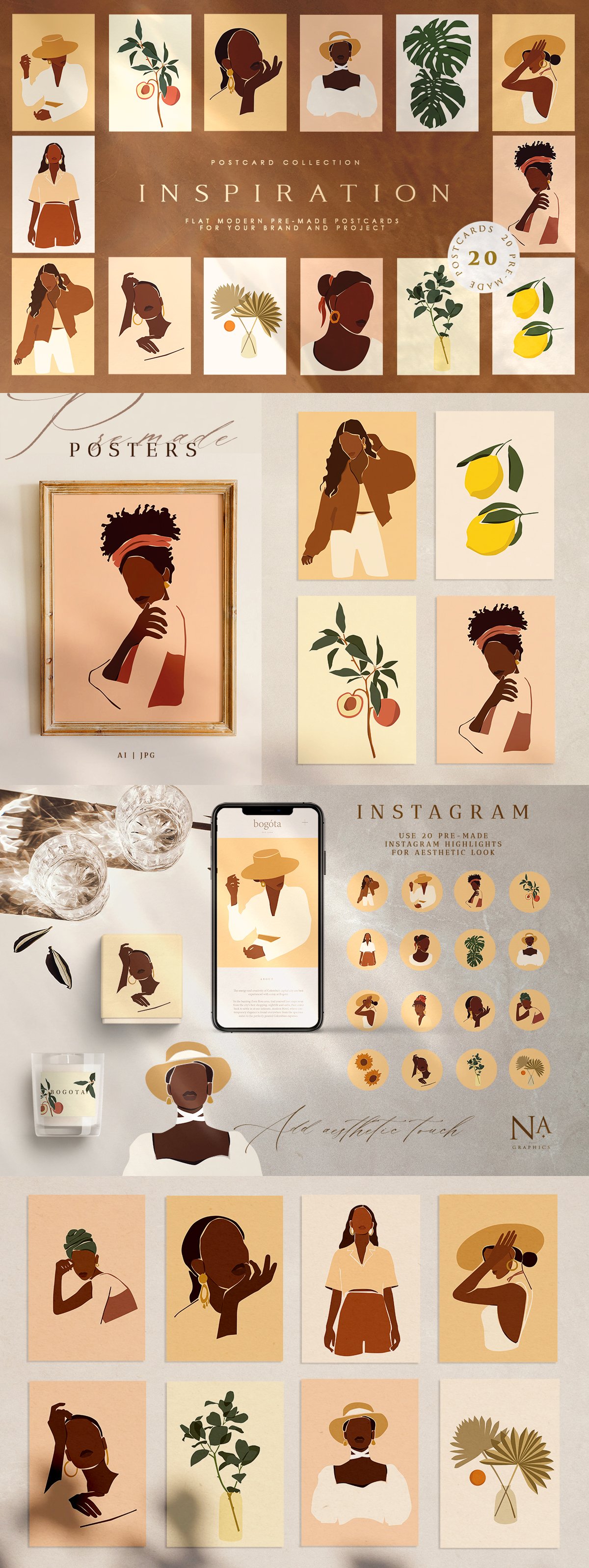 Inspiration Postcard Collection