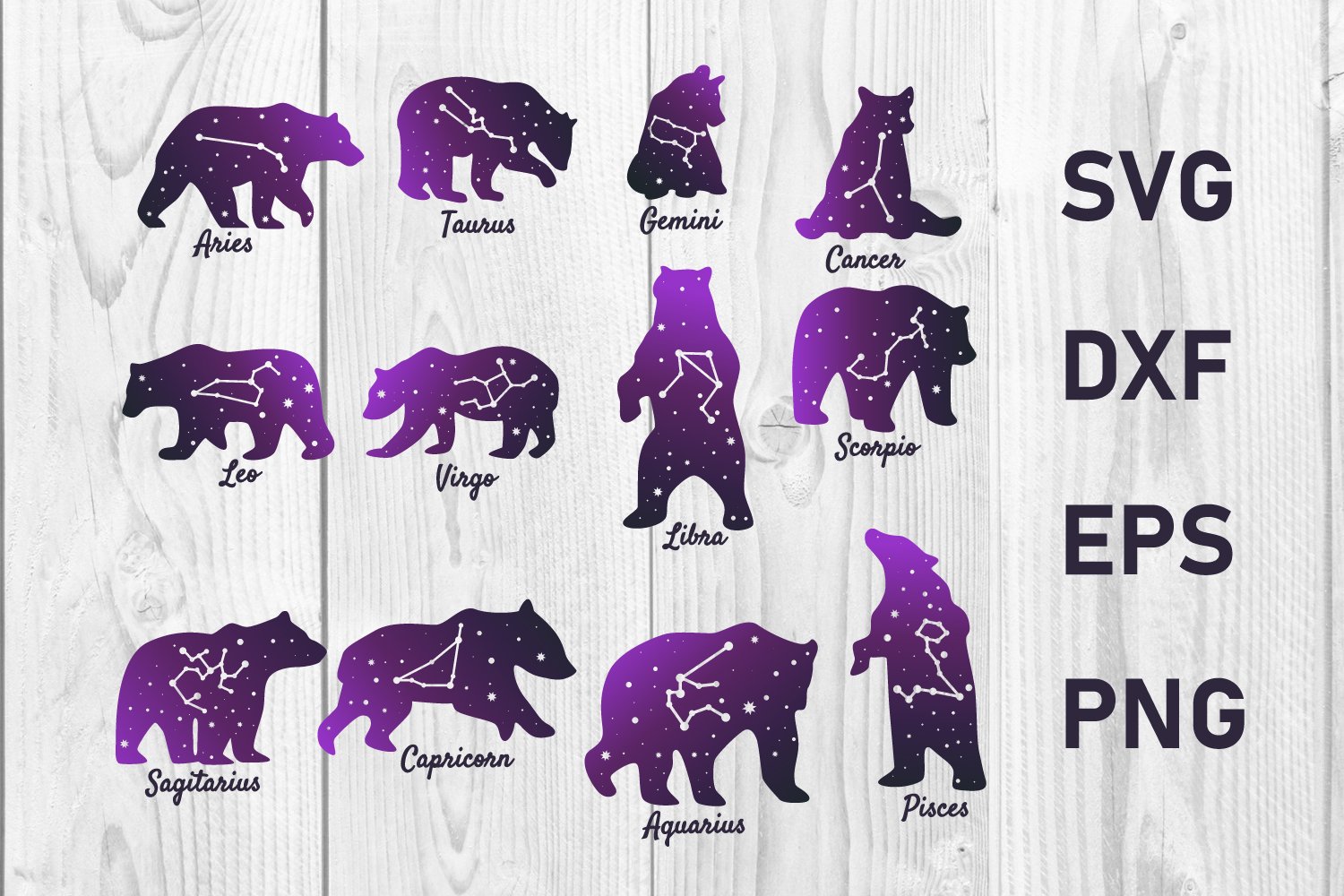 Bear Zodiac Astrological, Bear clip art