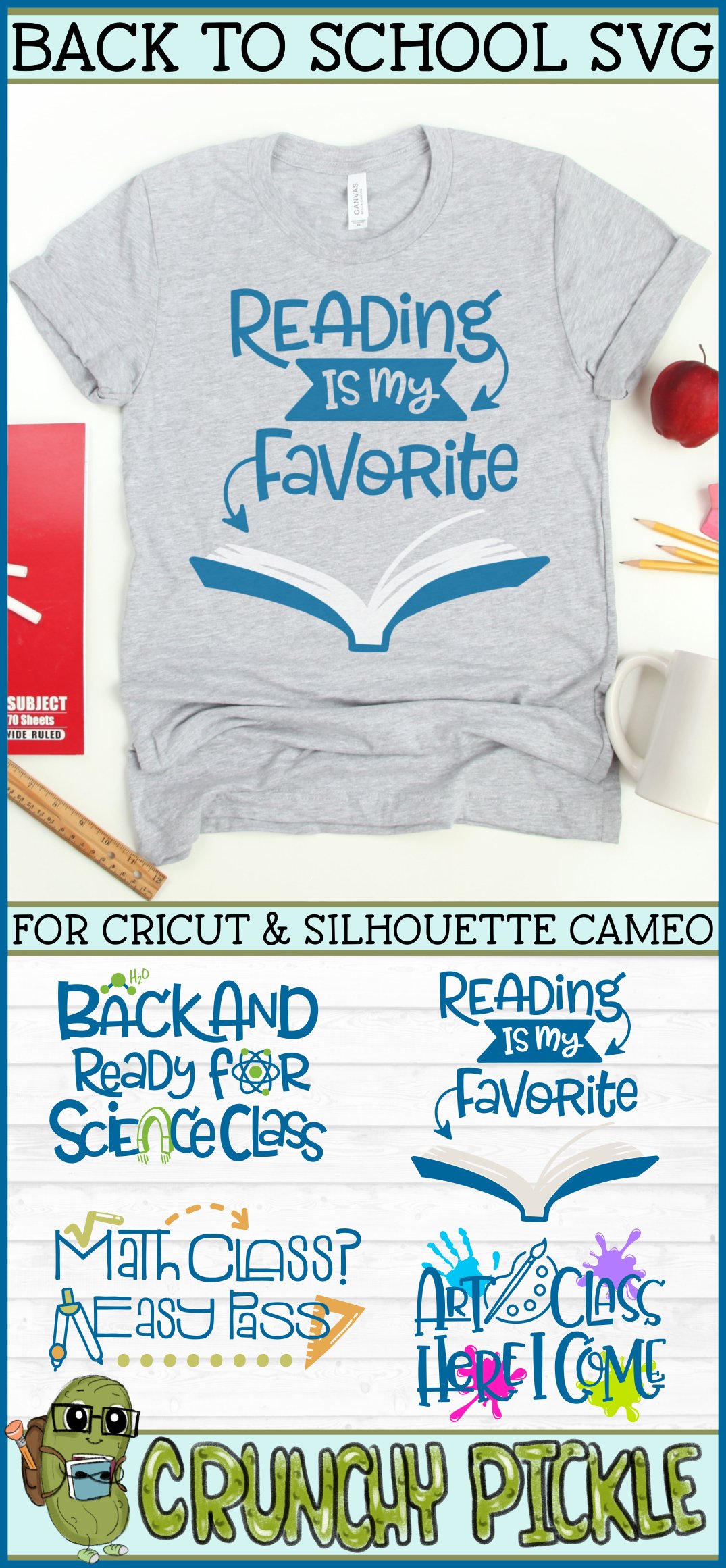 Favorite Classes Back to School Mini SVG Bundle