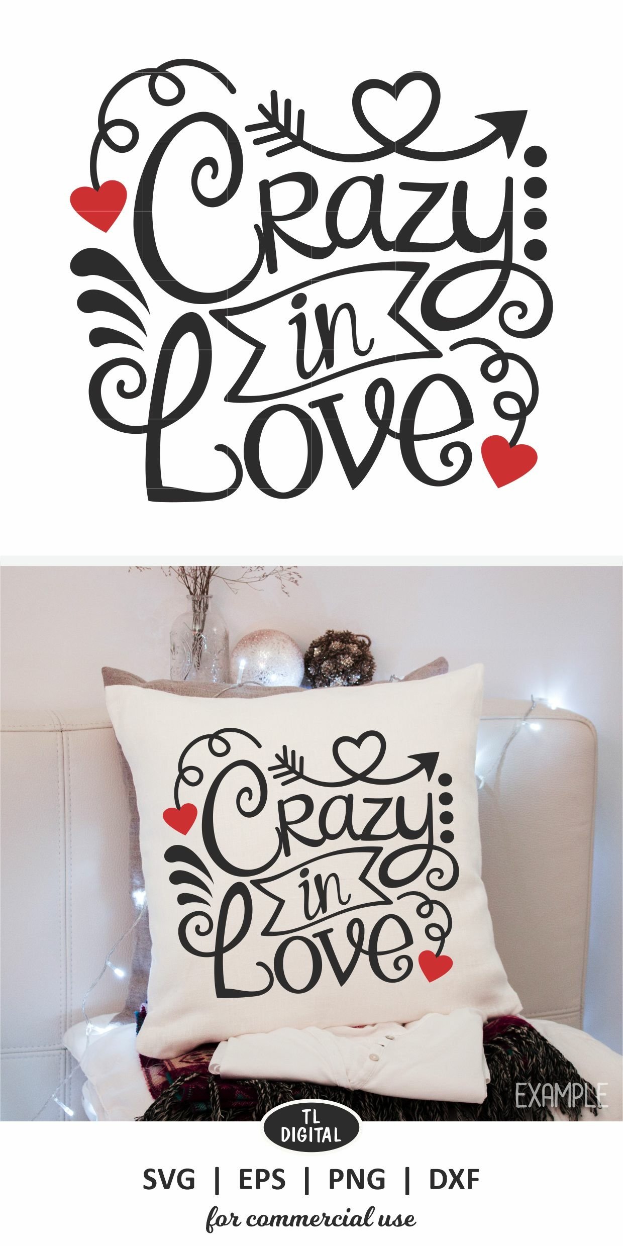 Crazy In Love Cutting File