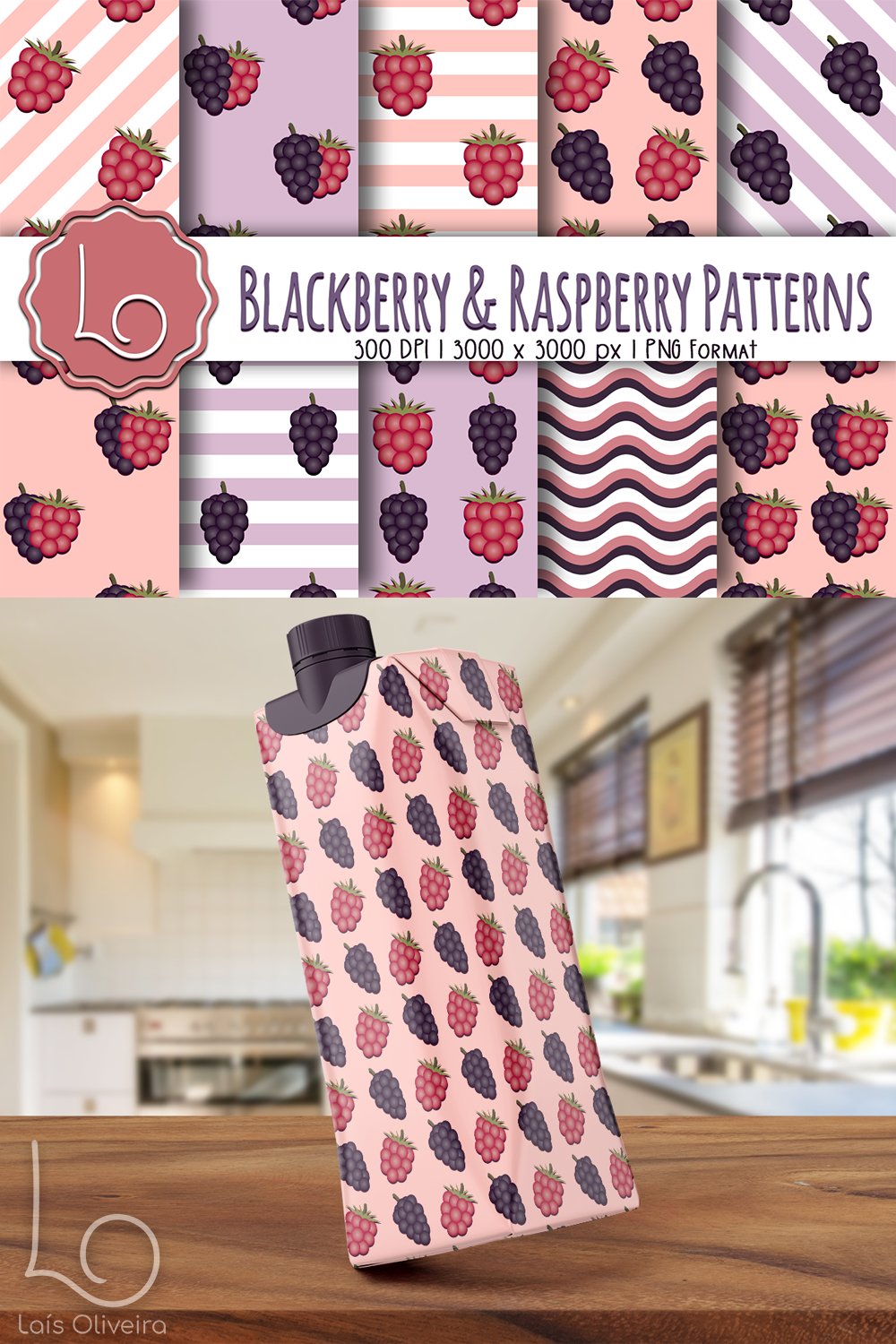 10 Blackberry and Raspberry Patterns