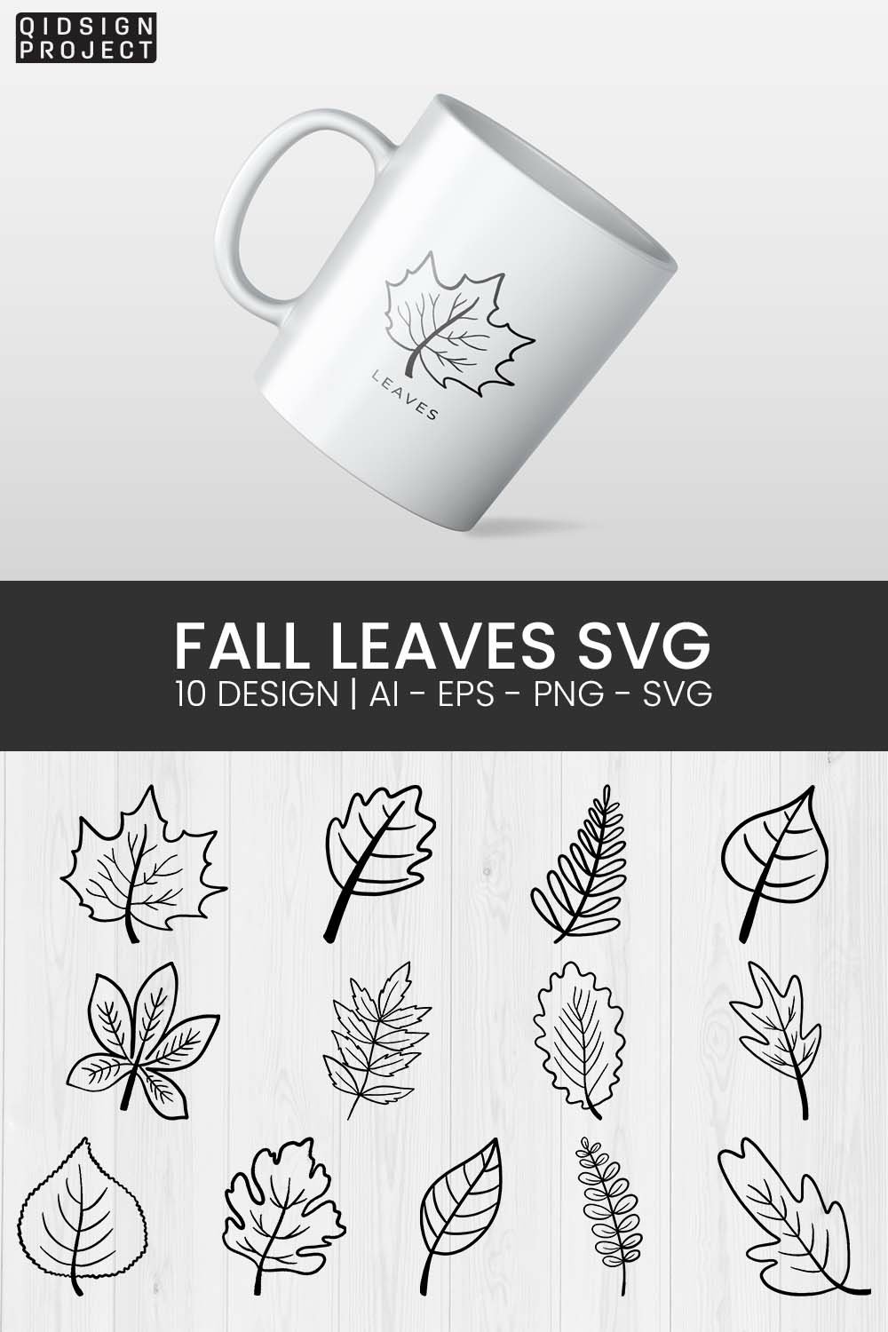 Fall Leaves Svg, Fall Leaf Svg With 13 Variations