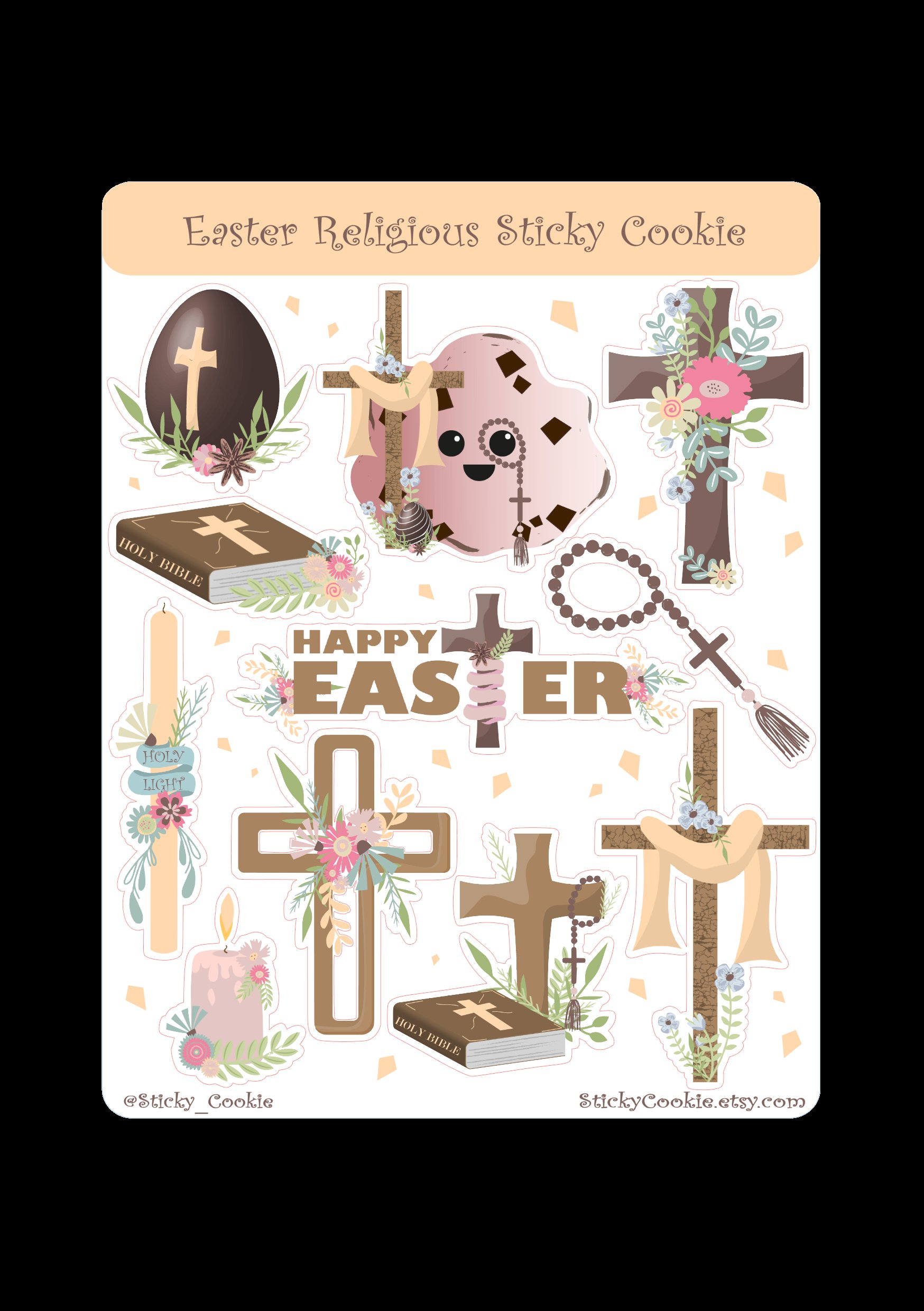 Digital Easter Religious Catholic Orthodox Christian Clipart