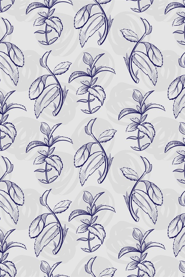 Pen sketch peppermint