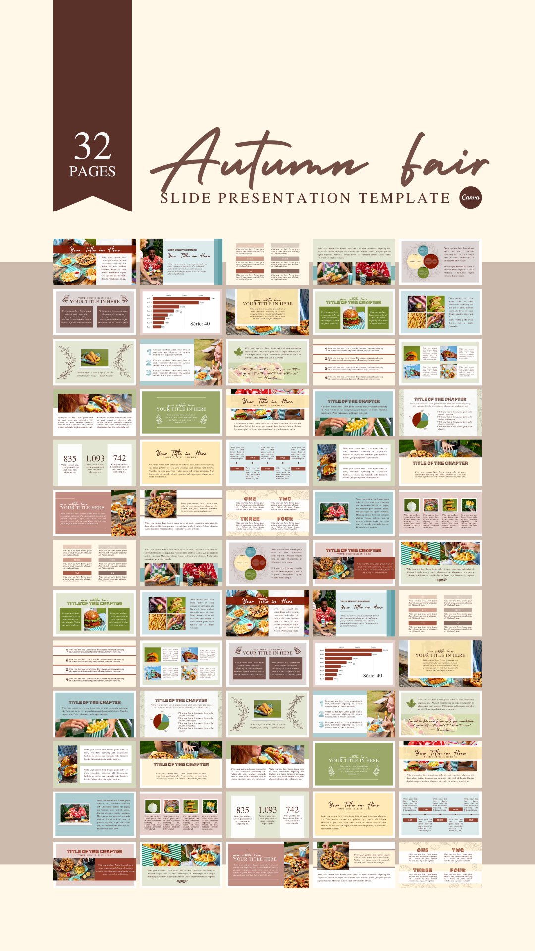 SLIDE Autumn Fair CANVA TEMPLATE