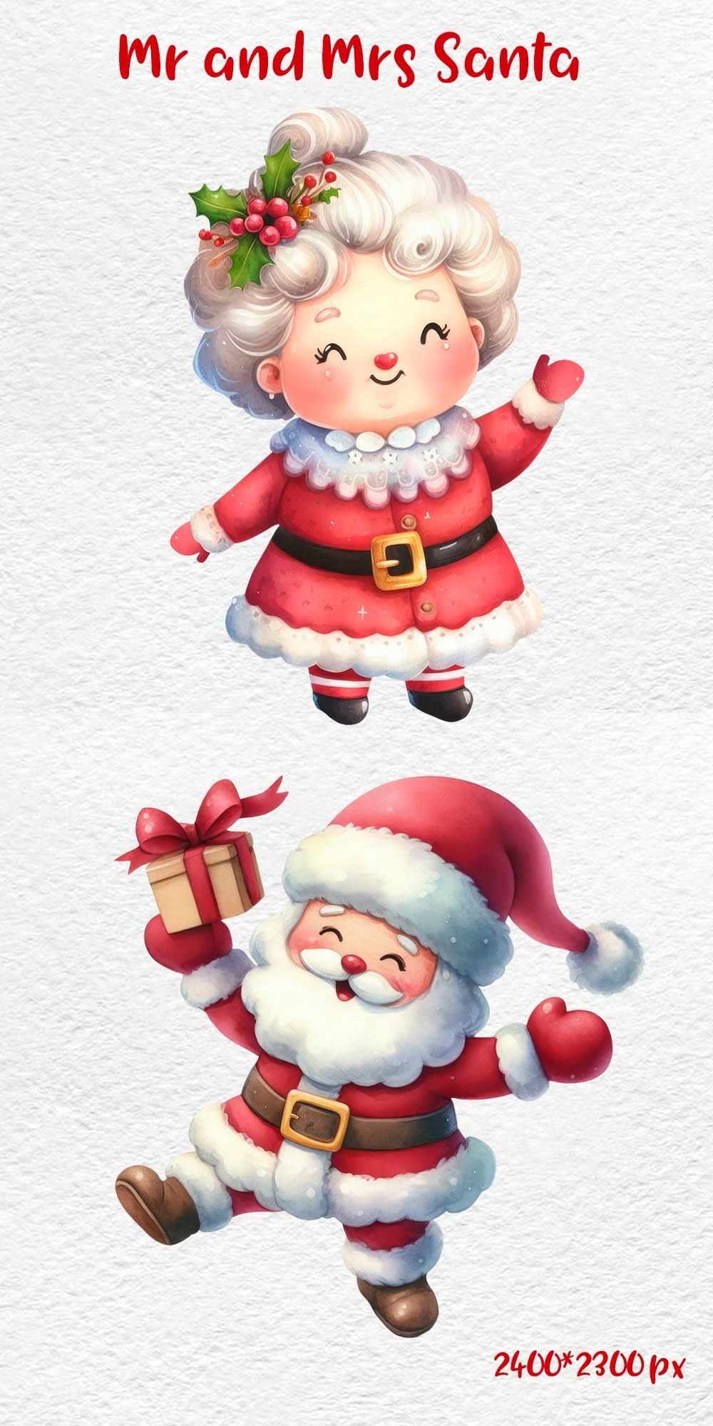 Mr. and Mrs. Santa Claus