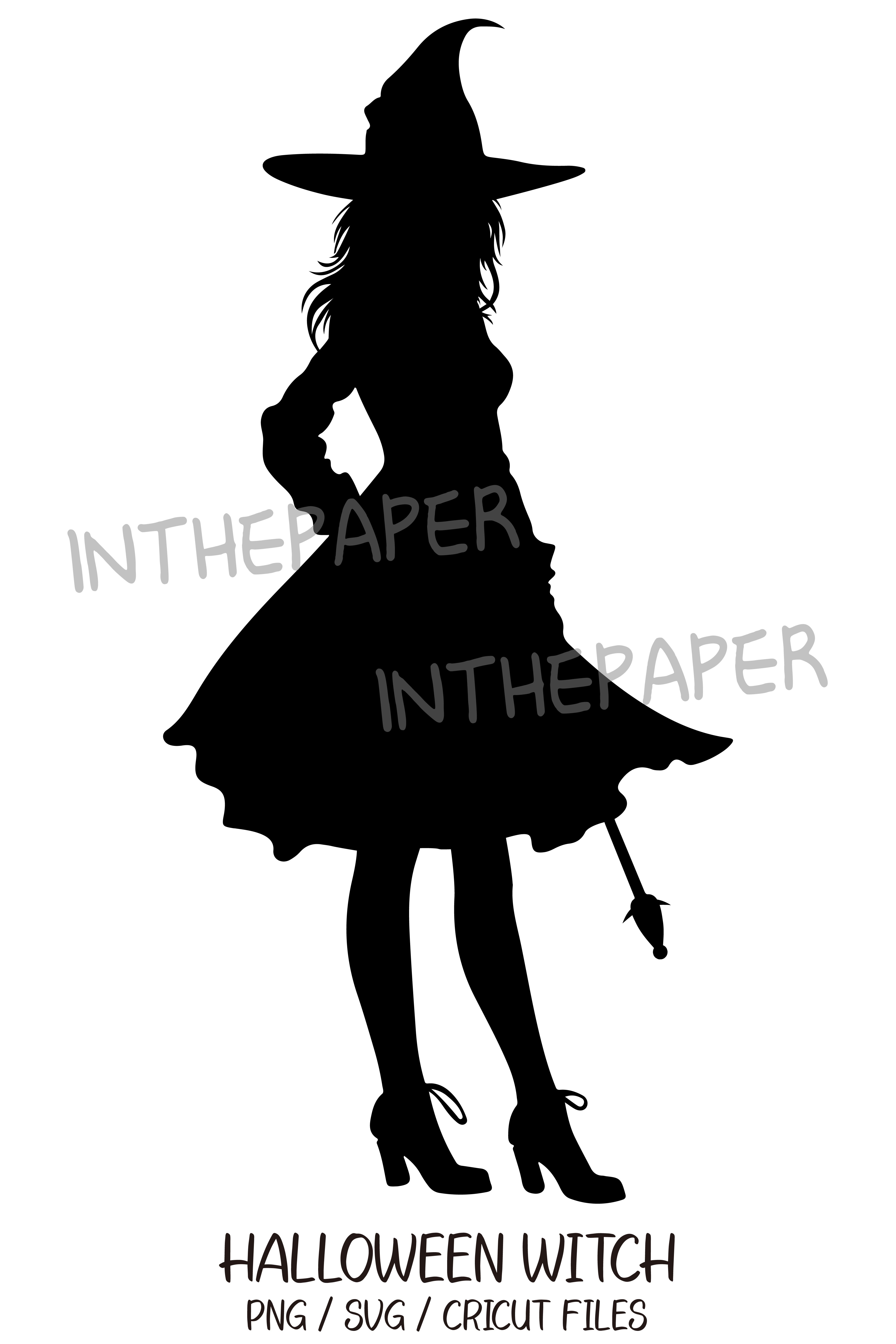 Halloween Witch Face SVG, PNG (2663166)