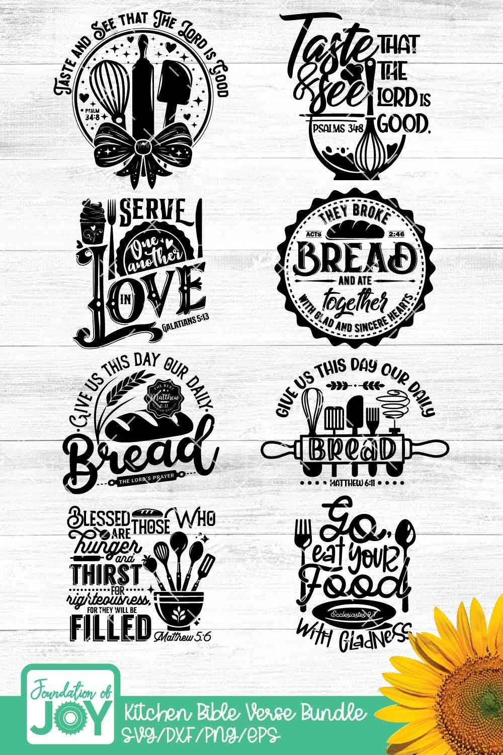 Kitchen Bible Verse Bundle (4813696)
