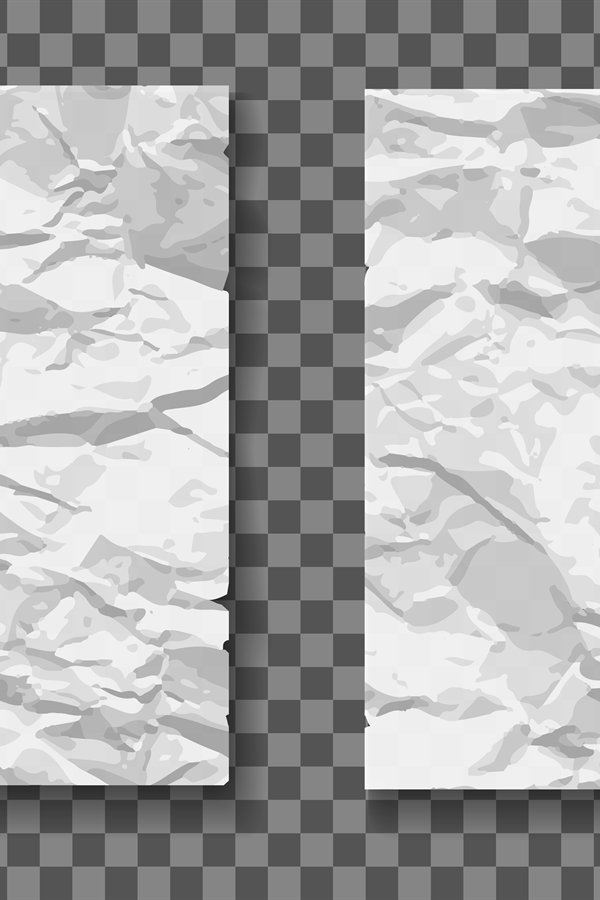 Crumpled paper mockups