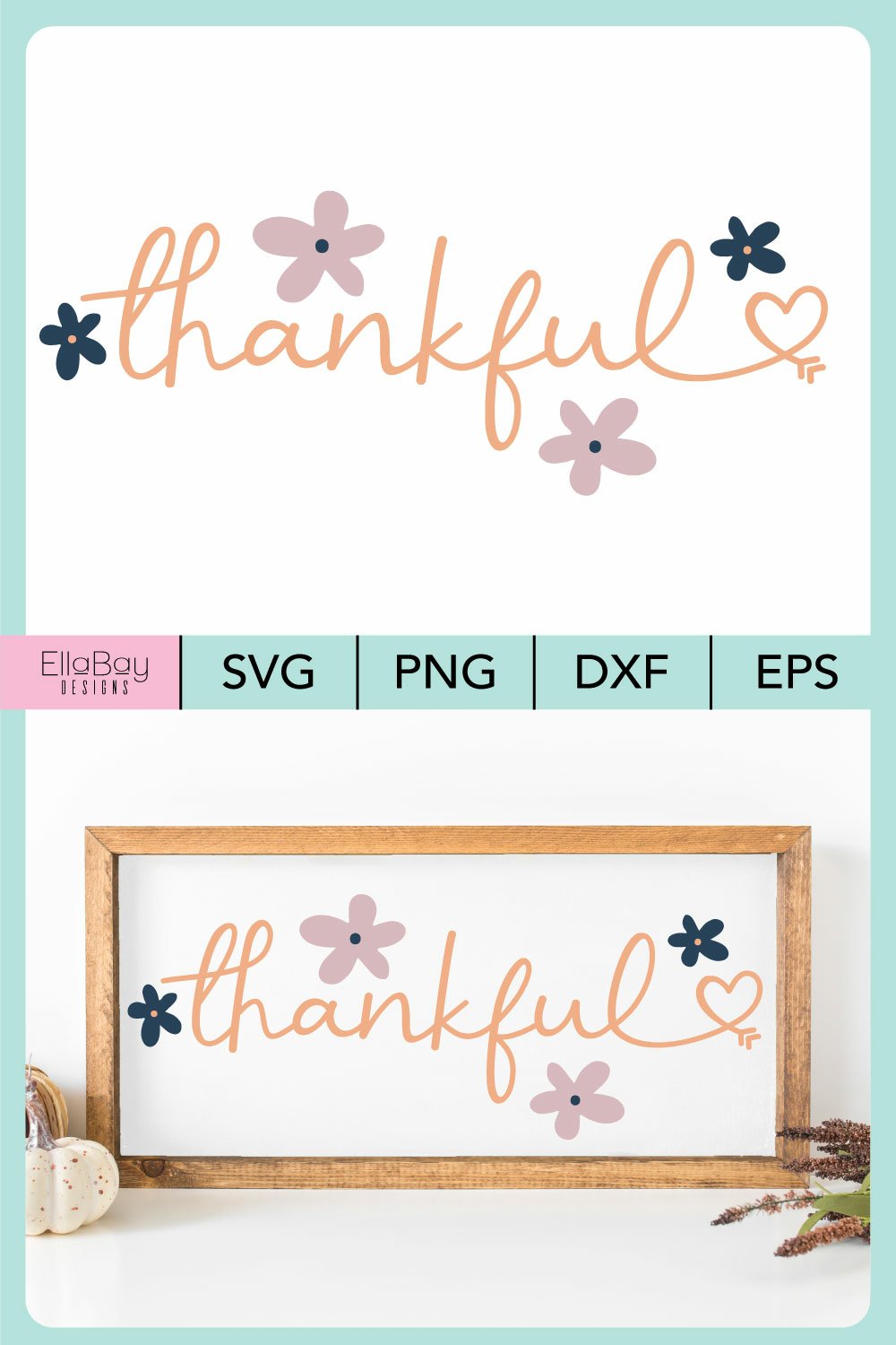Thankful SVG | Thanksgiving SVG