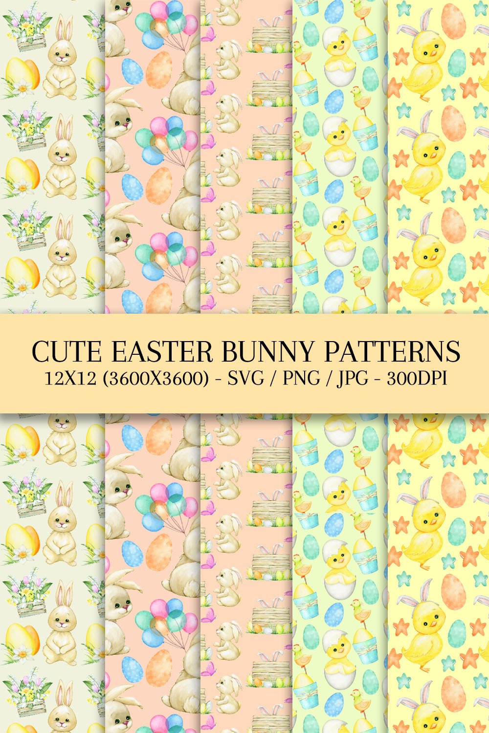 Easter Bunny Digital Paper (1815202)