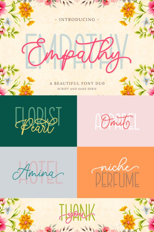 Empathy | Beautiful Font Duo (708519)
