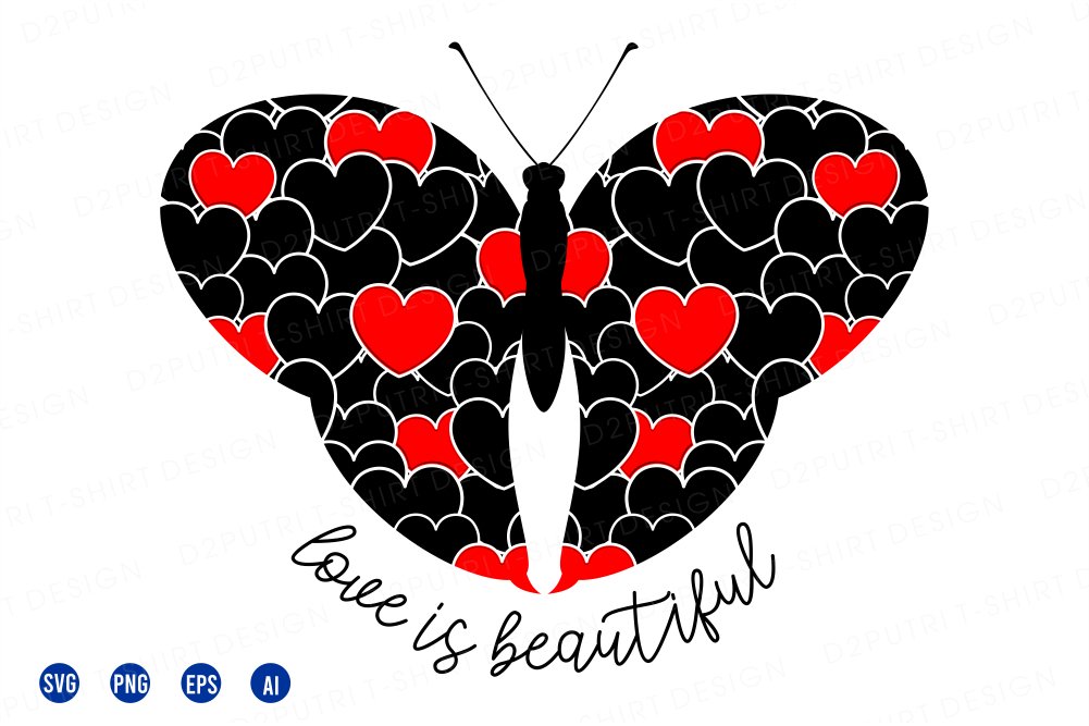 butterfly love heart valentines day svg, wedding, (1793633)