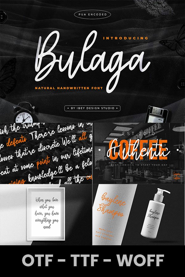 Bulaga Handwritten Script Font